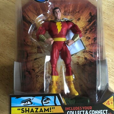2008-DCUC MATTEL SHAZAM WAVE 6 # 5 CAPTAIN MARVEL NIB 6.5" ACTION ...