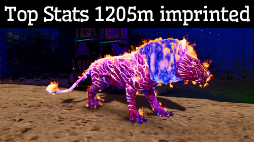 ARK Survival Ascended PvE Top Stats Pyromane 1205m Imprinted PC/XBOX ...