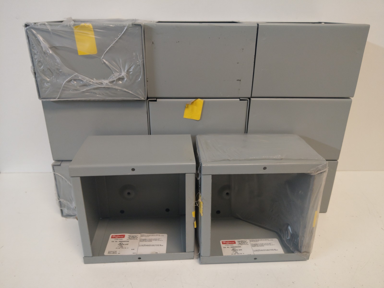 LOT OF (11) NEW OLD STOCK! HOFFMAN 6X6X4 SCR CRV PULL BOXES ASE6X6X4NK ...