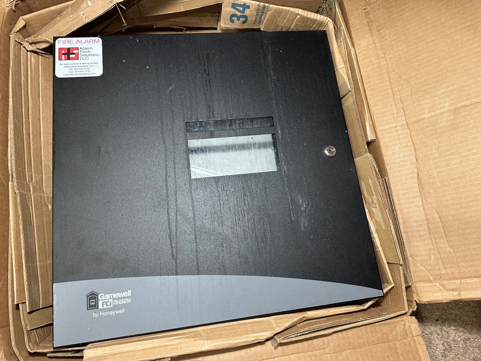 Gamewell-FCI 7100 Fire Alarm Control Panel Cabinet | eBay