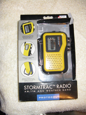 Stormtrac AM/FM & WEATHERBAND RADIO HAND HELD BATTERY 2 AAA | eBay