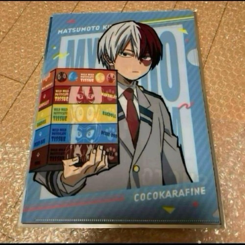 My Hero Academia Shoto Todoroki A4 Clear File Folder New Bonus Item ...