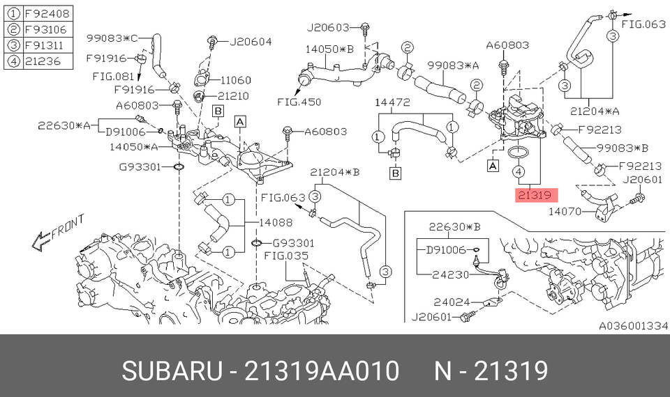 21319AA010 OEM Genuine VLV AY-THRM CONT for Subaru 21319-AA010 | eBay