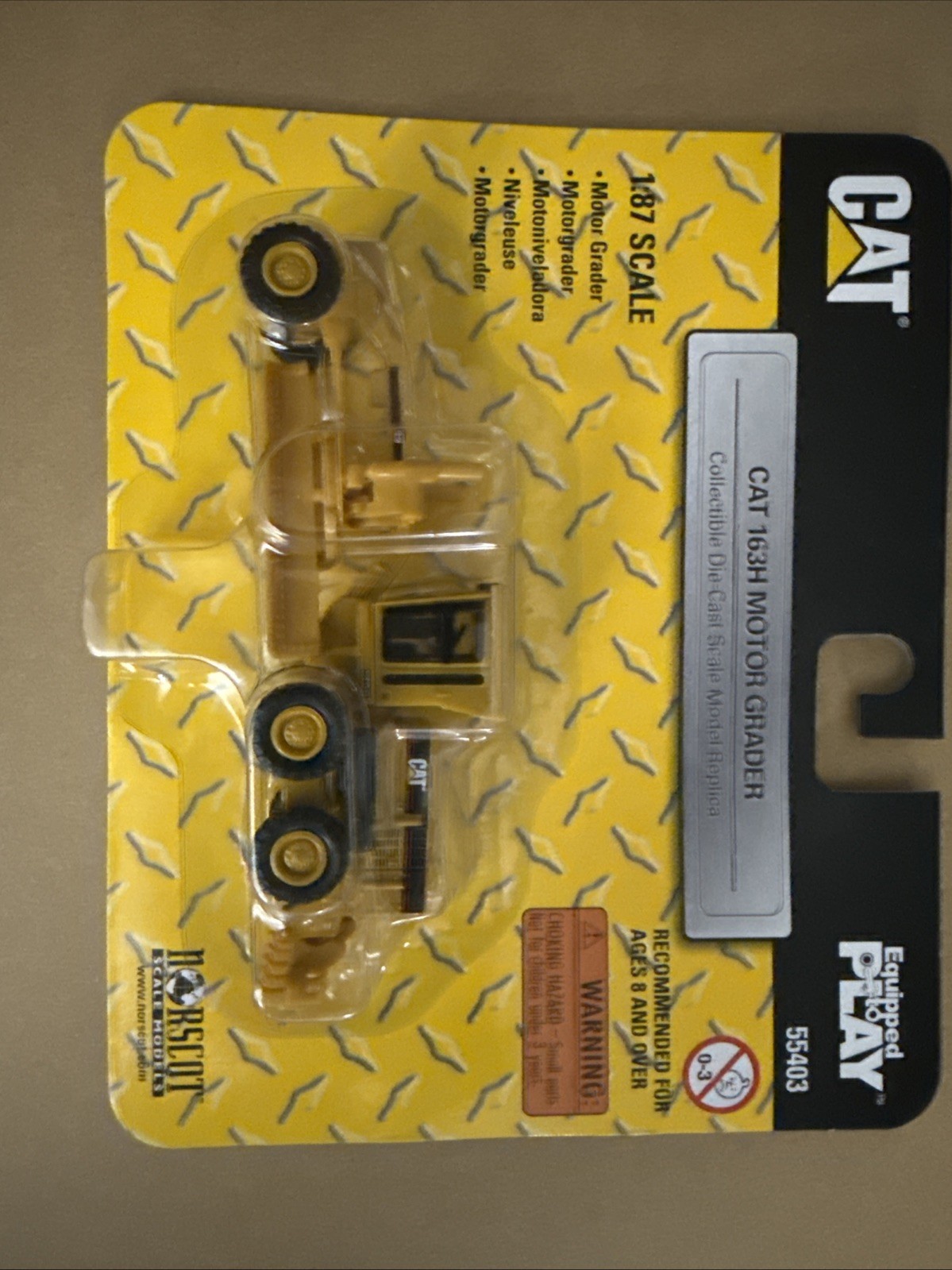 1:87 Scale Norscot 55403 Die-Cast CAT 163H Motor Grader | eBay