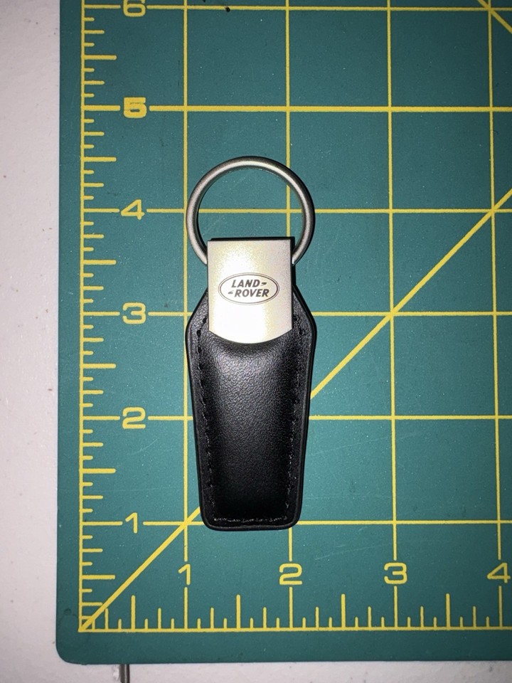Land Rover Genuine Leather Brushed Finish Metal Keychain | eBay
