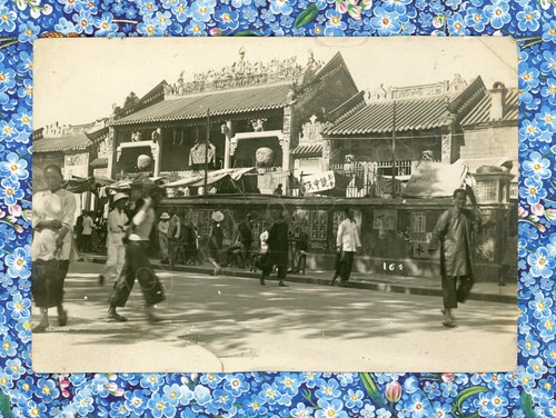 1924 NICE BUSY HONG KONG STREET SCENE PHOTO BY PHOTOGRAPHER MEE FONG | eBay