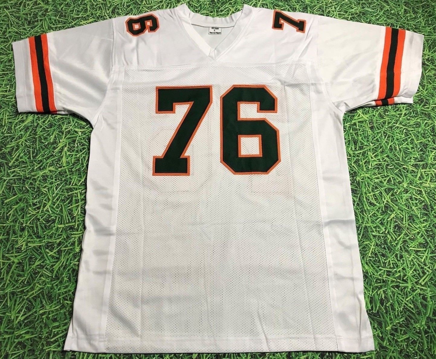 WARREN SAPP CUSTOM UNIVERSITY OF MIAMI HURRICANES W JERSEY THE U | eBay