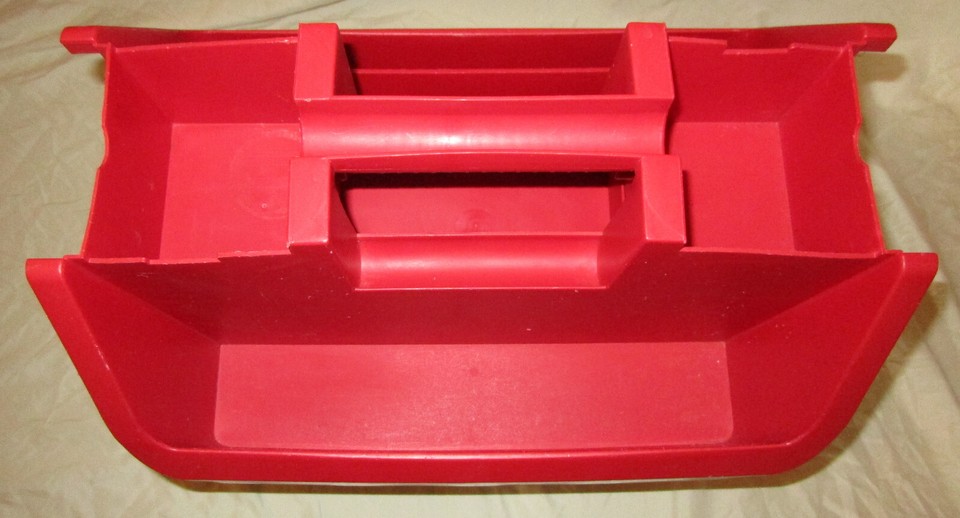 Vintage Craftsman Tool Box Plastic Compact Carryall Tote Organizer ...