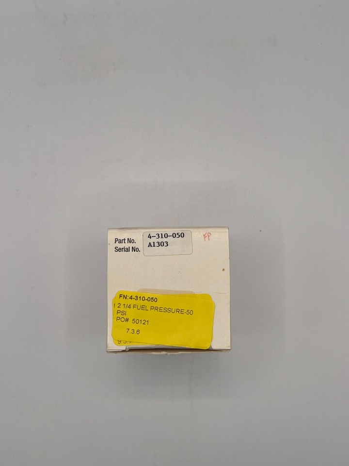 UMA Instruments Fuel Pressure Gauge | Avionics Compatible Warranty