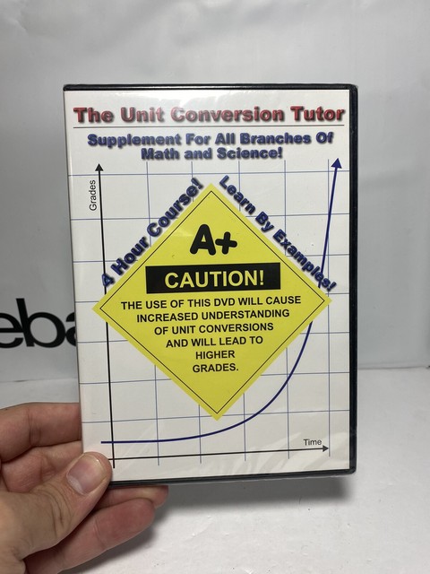 The Unit Conversion Tutor: 4 Hour Course (DVD) for sale online | eBay