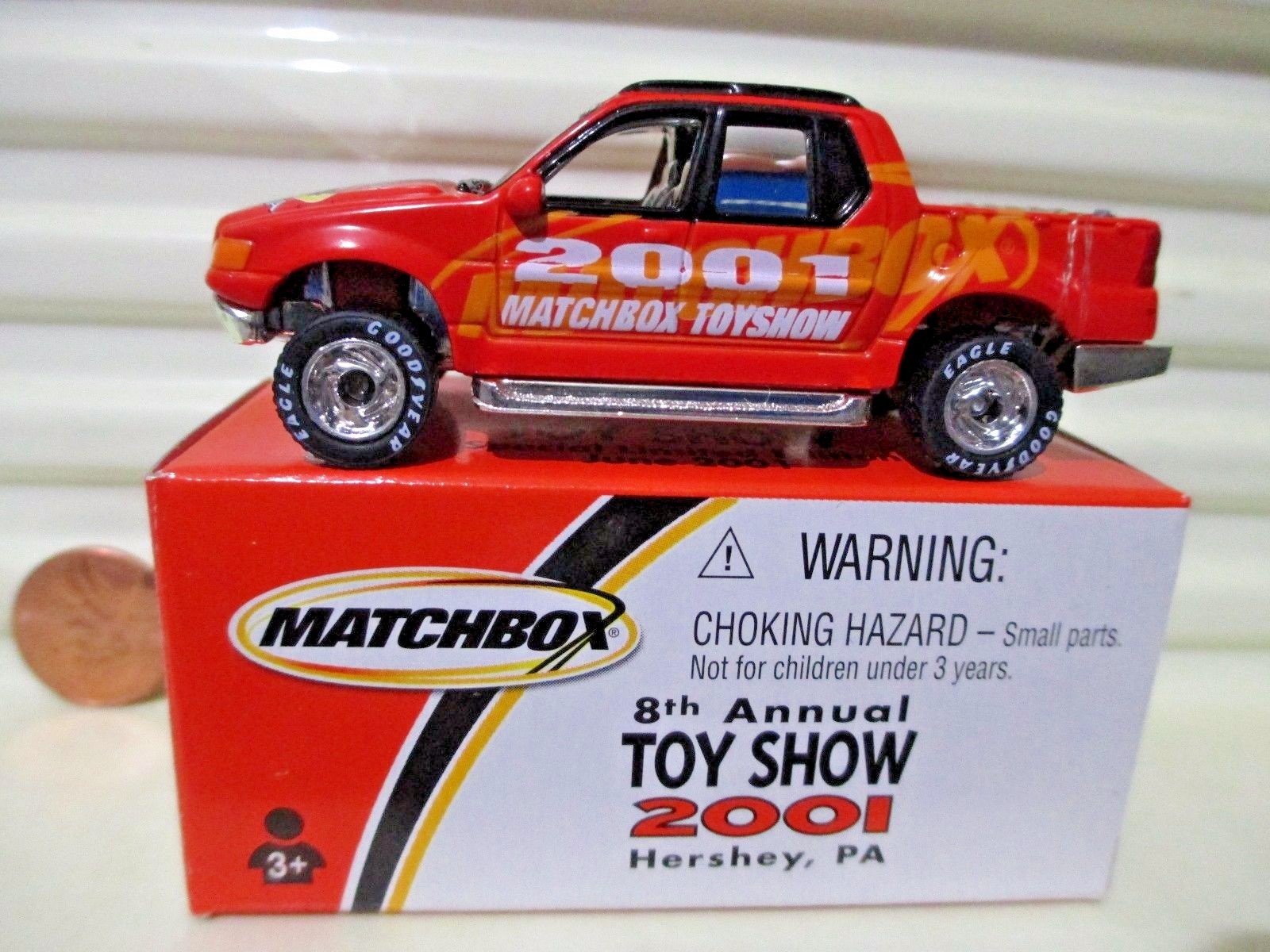MATCHBOX 2001 HERSHEY TOY SHOW FORD EXPLORER New Mint in New Mint Box ...