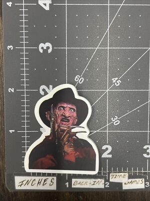 Small Freddy Krueger Adult Humor Sticker For Guitar Skateboard Ect ...
