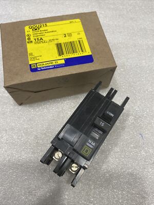 QOU215 SQD 2 POLE 15AMP 240V NEW | eBay