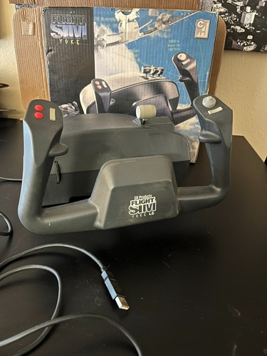 CH Products Flight Simulator Control Yoke LE FSY208LE Used | eBay