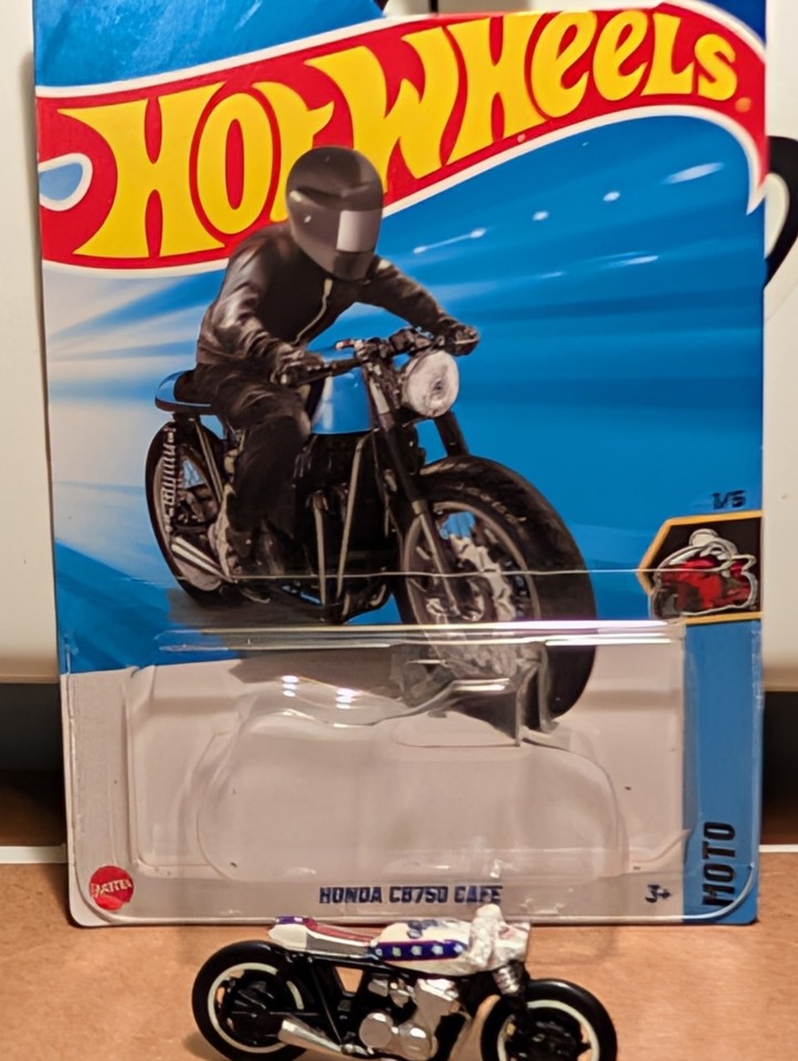 EVEL KNIEVEL HOT WHEELS CAR 1:64 STUNT CYCLE BIKE EVIL MOTORCYCLE ...