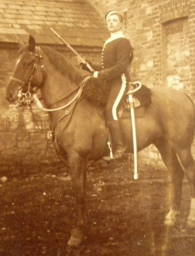 Cavalry Trooper 13th Hussars Ireland 1890s ANTIQUE VICTORIAN CABINET ...