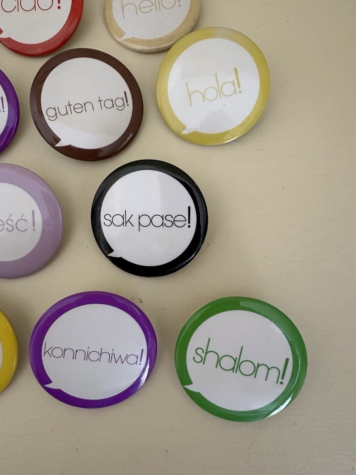 ‘Hello’ Pins In 19 Different Languages | eBay