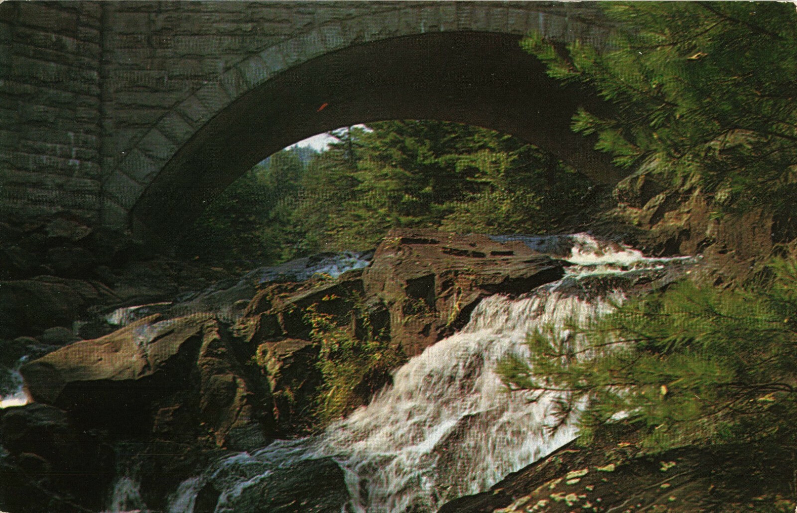 Postcard Route 3A Bridge Smith River Bristol New Hampshire NH | eBay