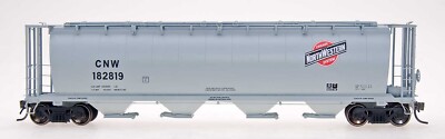 Intermountain HO 4 Bay Cylindrical Hopper Long Hatch Roof Car No. CNW ...