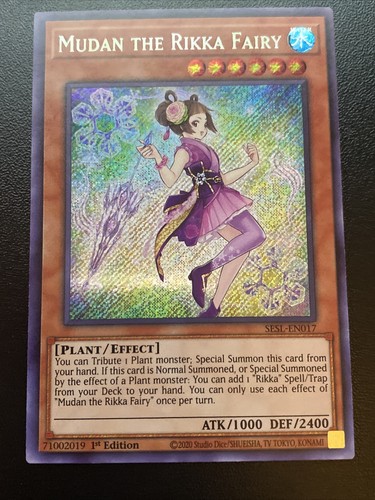 Yugioh! Mudan The Rikka Fairy 1st Edition Secret Rare SESL-EN017 NM | eBay
