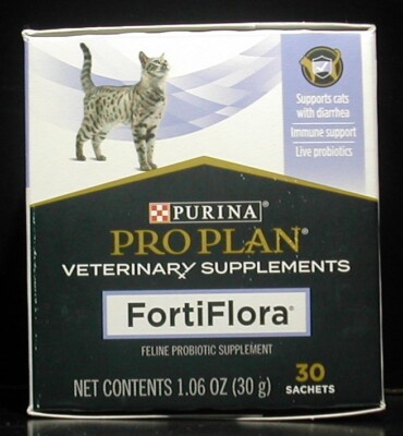 Purina FortiFlora Pro Plan Probiotic for Cats Supplement 30 Sachets BB ...