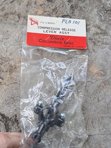 PLASTIC COMPRESSION RELEASE LEVER ASSEMBLY FOR 7/8" BMX OSSA Trials ...