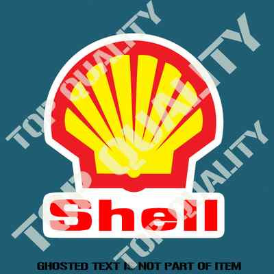 VINTAGE SHELL GASOLINE OIL Decal Sticker Vintage Retro Man Cave Hot Rod ...