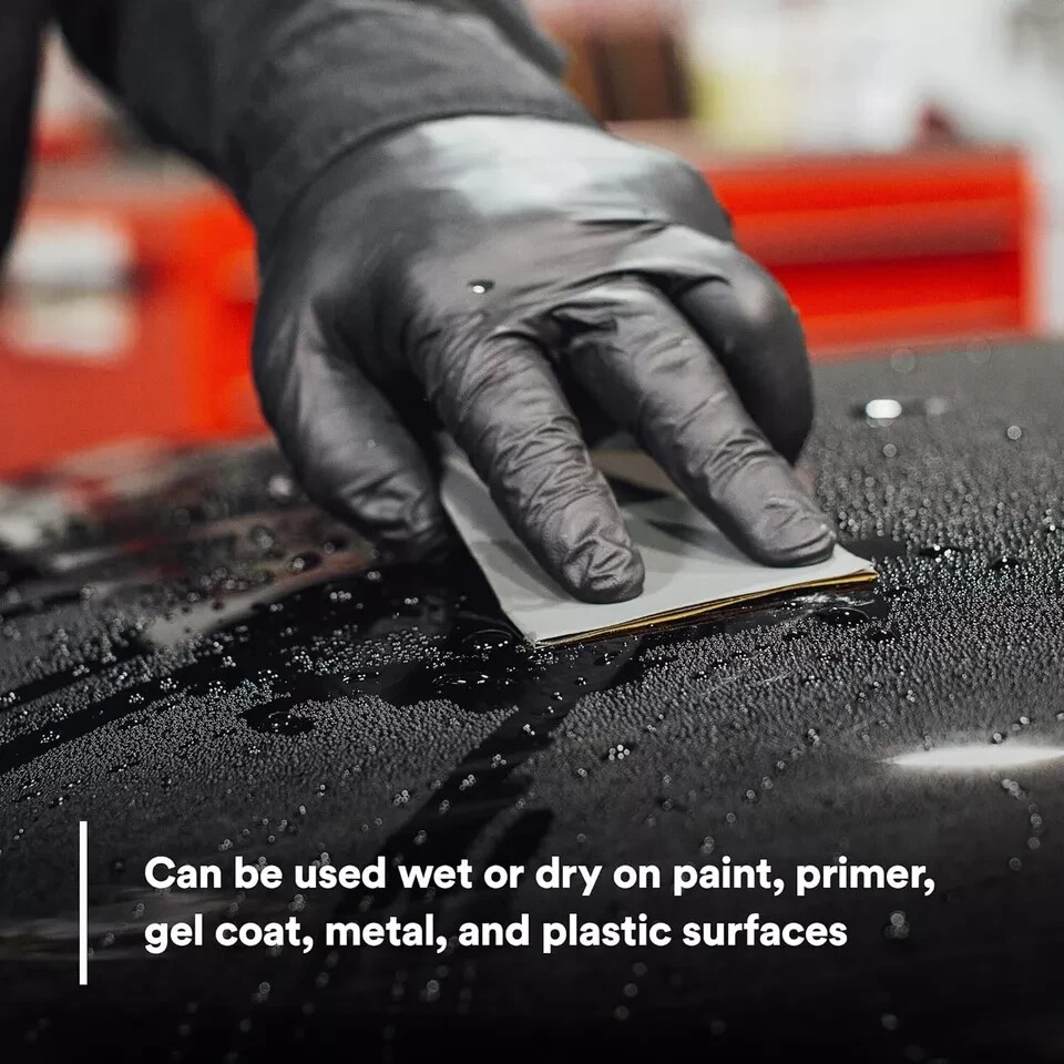 3M 02021 WetorDry Abrasive Sandpaper Sheets 1000 Grit 5 1/2 x 9 Inch ...