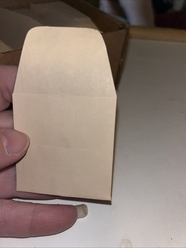 2x2 Paper Coin Envelopes Safe Storage Kraft Paper Bulk Box Of 500 Acid ...