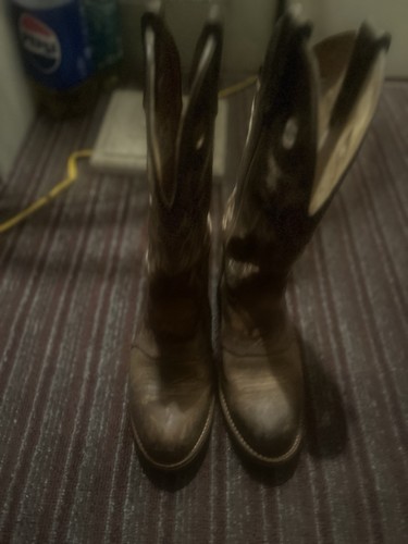 Double-H Boots 14 Inch UltraGel ICE Buckaroo Work Boots Brown W-9 ...