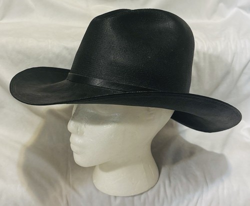VINTAGE 8X's JOHN B. STETSON GENUINE SHANTUNG PANAMA WESTERN HAT - SIZE 7 1/4 | eBay
