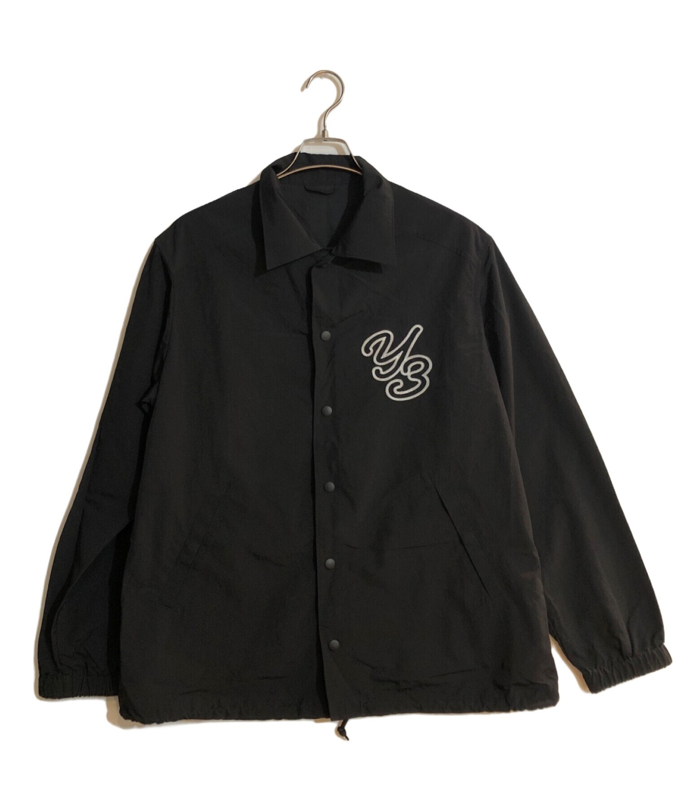 Y-3 LOGO COACH JACKET/LOGO COACH JACKET Size: S Black… - Gem