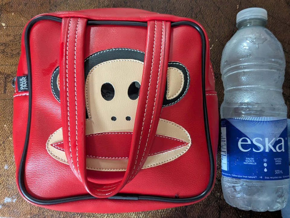 Paul Frank Monkey Julius Red Bag Purse 6x6 2005 | eBay