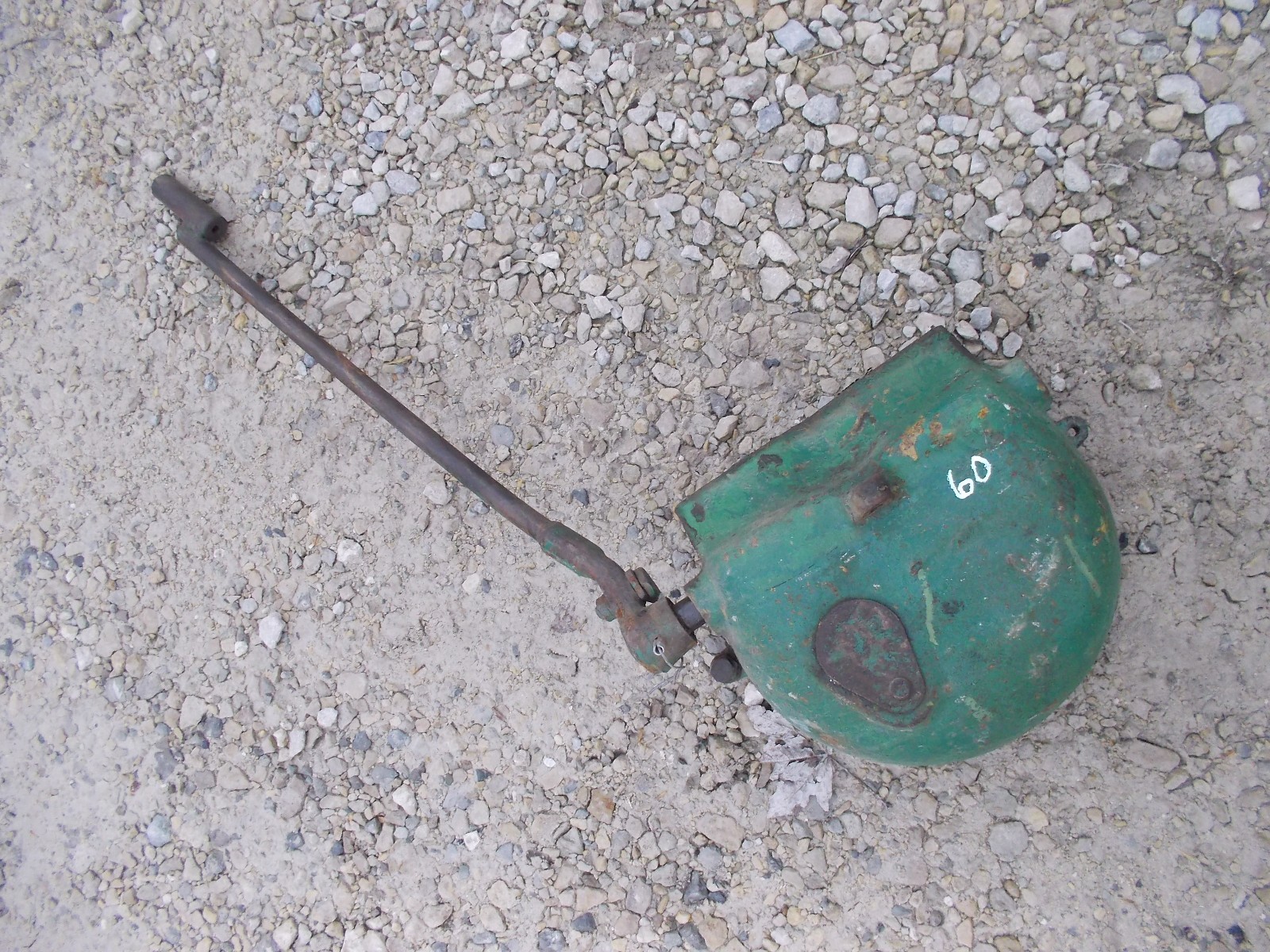Oliver 60 tractor original rear housing cover & PTO engagement lever | eBay