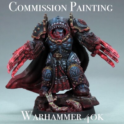 COMMISSION Warhammer 40k miniature painting service, custom work ...