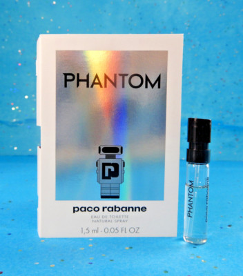 Paco Rabanne PHANTOM Eau de Toilette EDT Cologne Sample .05 oz / 1.5ml ...