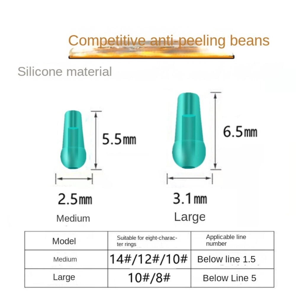 300pcs Fishing Supply Rubber Bean Float Space Beans Lakes Rivers Sea | eBay