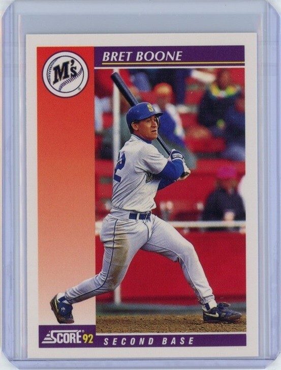 BRET BOONE 1992 Score Traded RC Rookie Card #104T Mariners | eBay