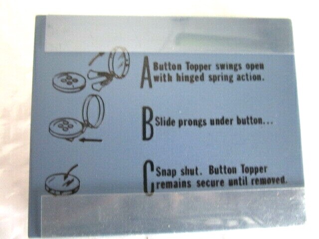 Four Vintage Gold Tone Round S&C Button Toppers by Swank in Original ...