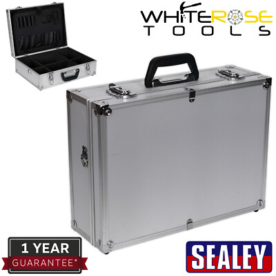 Sealey Tool Case Aluminium Square Edges Storage Lockable Portable | eBay