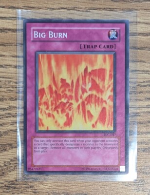 Yu-Gi-Oh! TCG Big Burn - Invasion of Chaos IOC-047 - Super Rare HOLO ...