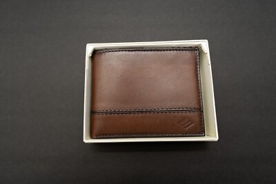 BRAND NEW Joseph Abboud Men's Black Leather Wallet RFID Protection ...