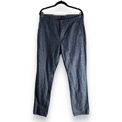 Levi Strauss & Co Mens Size 33x30 Pants Linen Cotton Blend Blue ...
