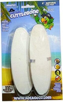 Bird, AE Cage Company Captain Cuttlebone Natural Flavored Cuttlebone 6 ...