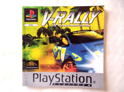 55218 Instruction Booklet - V-Rally Championship Edition - Sony PS1 ...