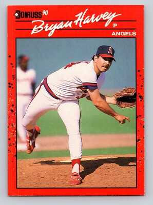 Bryan Harvey 1990 Donruss #372 California Angels | eBay