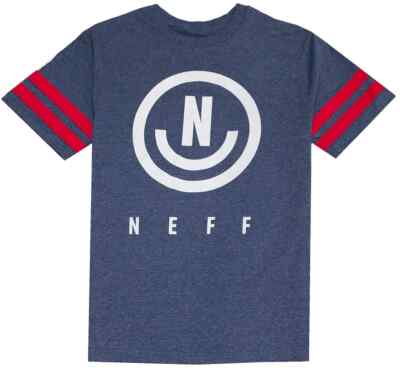 NEFF Men's Indigo Blue Short Sleeve Logo Jersey T-Shirt NEW Large L | eBay