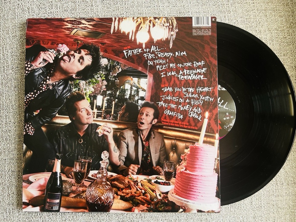 Billie Joe Armstrong Autographed Father of All.. Vinyl LP PSA Record ...
