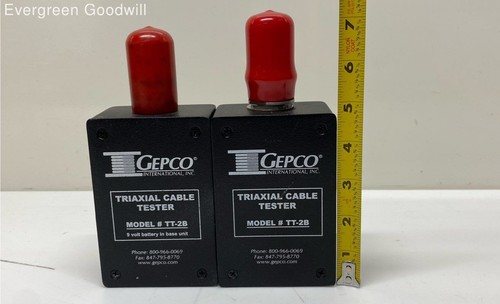 Gepco TT-2B Triaxial Cable Tester Base And Remote Units | eBay