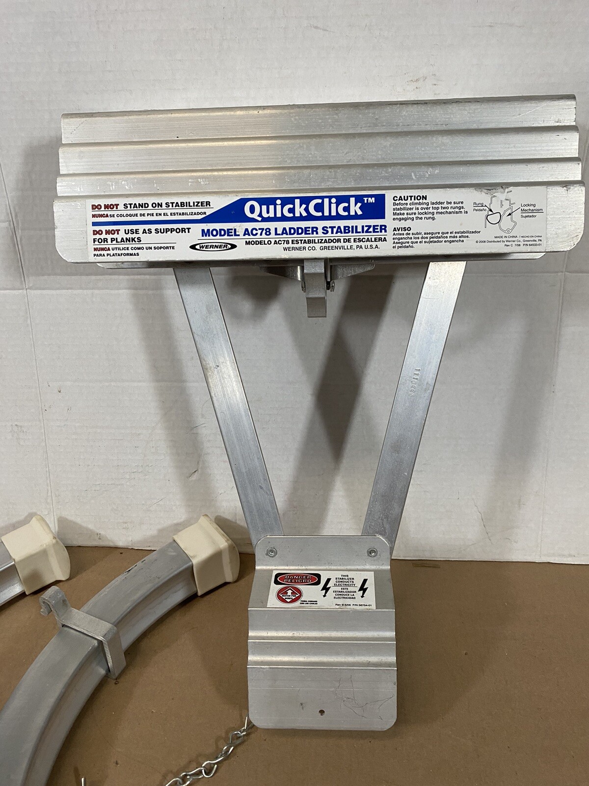 Werner Quick Click Ladder Stabilizer # AC78 USED | eBay
